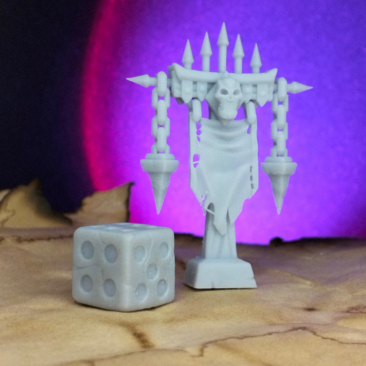 3D Printable Undead Banner - 32mm scale pre-supported miniature by ...
