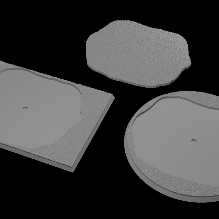 3D Printable Rank and Flank Desert Base Adapters by MiniWarGaming