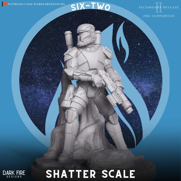 3D Printable Commando Six-Two Shatter Scale by Dark Fire Designs