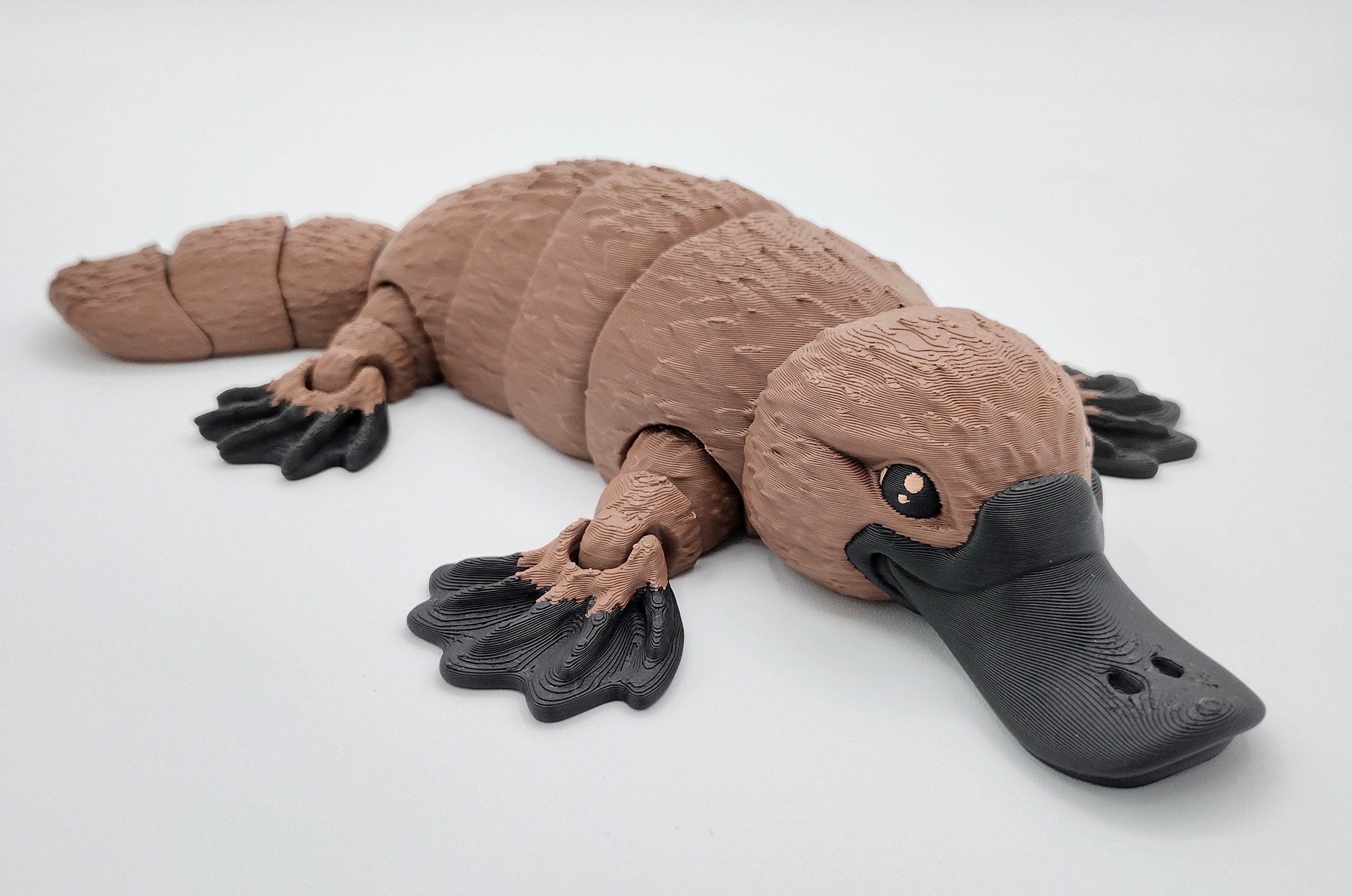3D Printable Platypus, Articulated fidget, Print-In-Place, Cute Animal ...