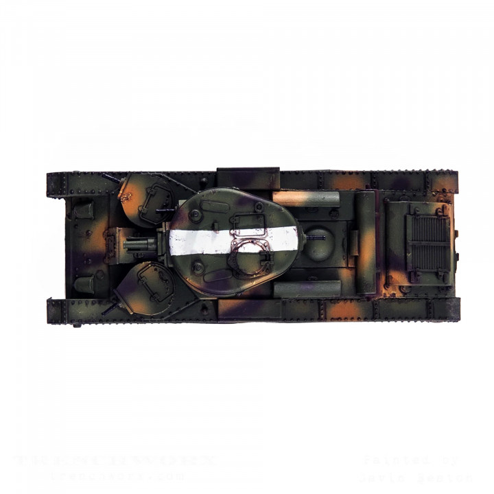 3D Printable Soviet T-28 by Trenchworx LLC