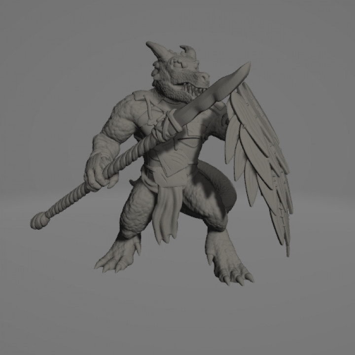 3D Printable Kobolds!!! Rogue, Fighter, and Flying (FREE) by Tarius ...