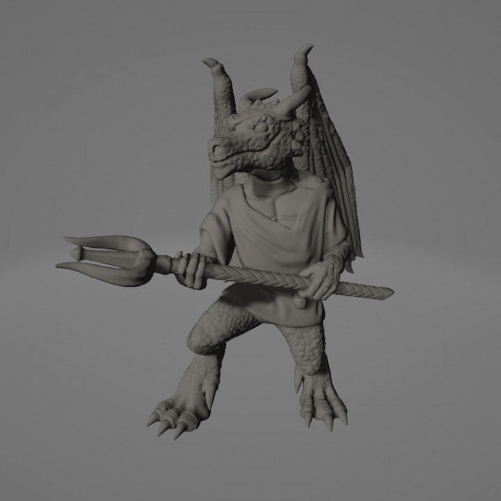3D Printable Kobolds!!! Rogue, Fighter, and Flying (FREE) by Tarius ...