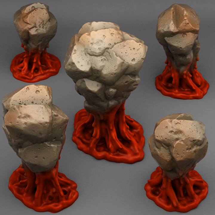 3D Printable BLOOD ROCKS by Fantastic Plants And Rocks