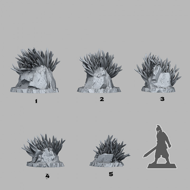 3D Printable MOUNTAIN GRASS by Fantastic Plants And Rocks