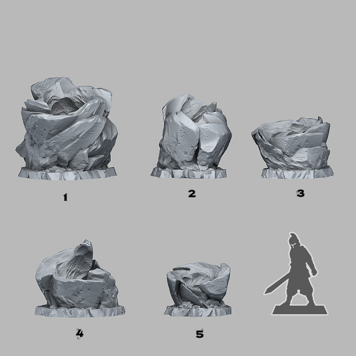 3D Printable VORTEX STONES by Fantastic Plants And Rocks