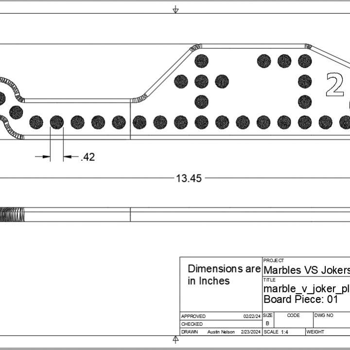 3D Printable Marble and Joker Board Game by ANE Plastics