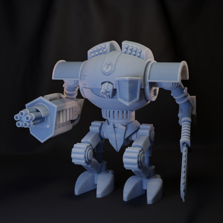 3D Printable Mech Knight by kurt