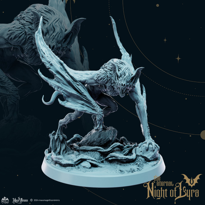 3D Printable Dire Bat by The Major Arcana