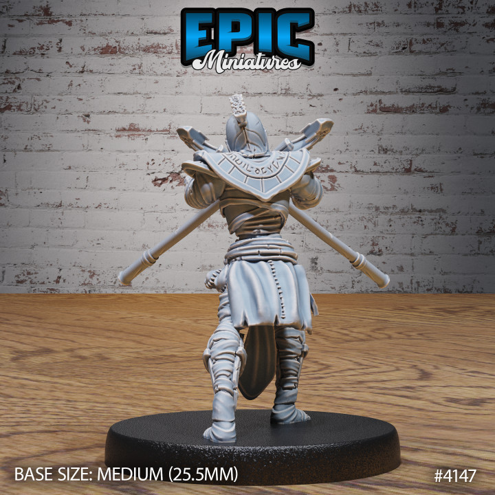 3D Printable Mummy Warrior Set / Egyptian Guard / Undead Fighter ...