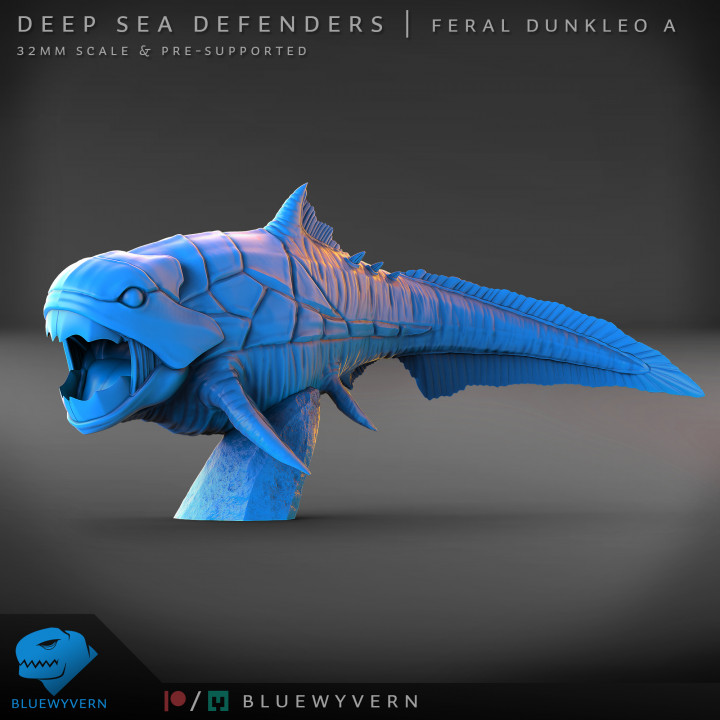 3D Printable Deep Sea Defenders - Javelin Cavalry A (Modular) by BlueWyvern