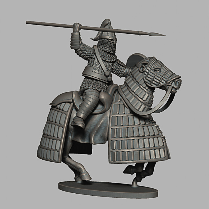 3D Printable Sasanian Cataphracts by Wargames Atlantic