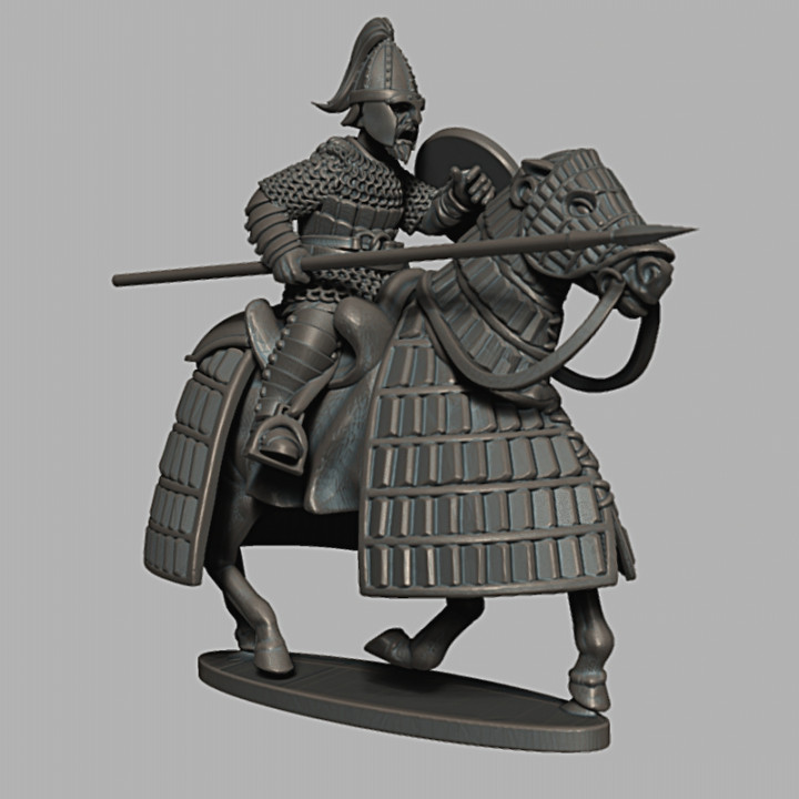 3D Printable Sasanian Cataphracts by Wargames Atlantic