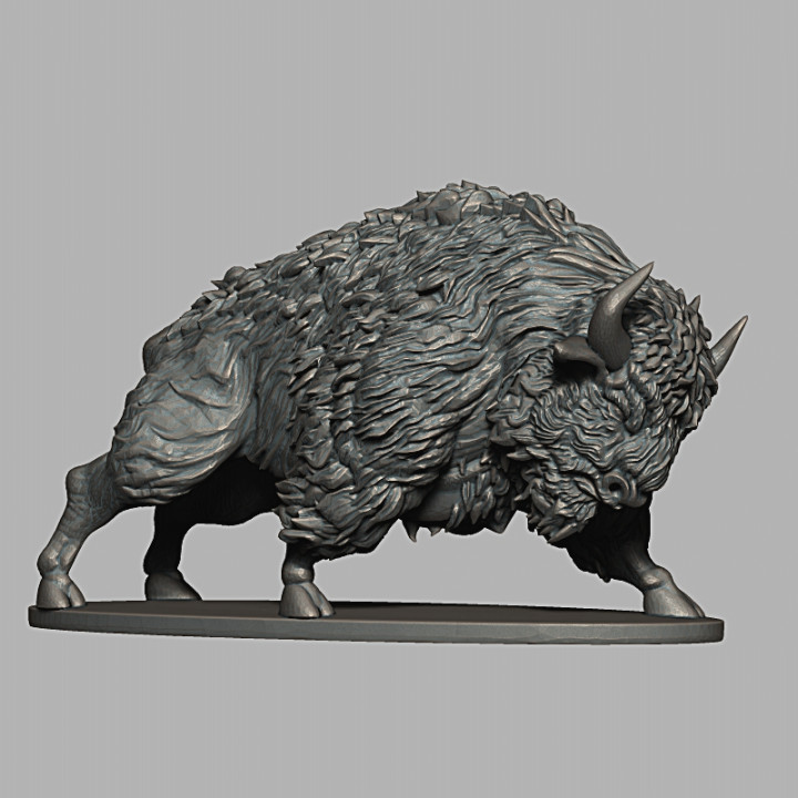 3D Printable American Bison by Wargames Atlantic