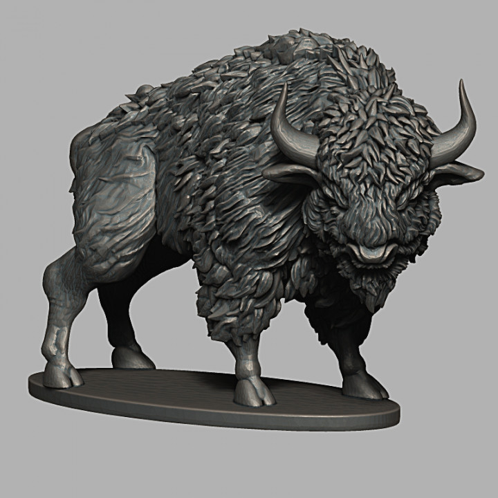 3D Printable American Bison by Wargames Atlantic