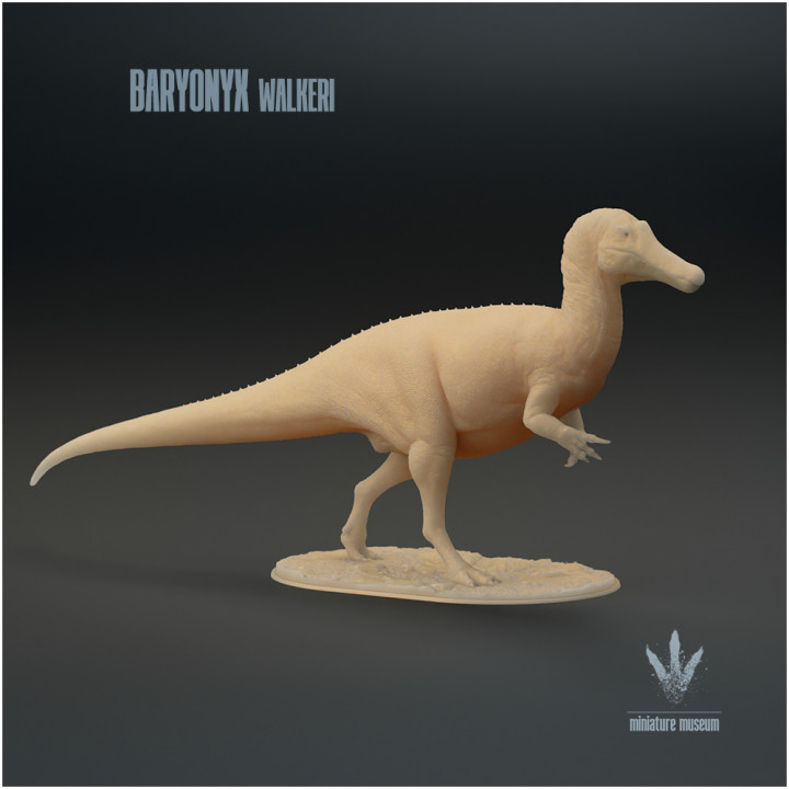 3D Printable Baryonyx walkeri : The Heavy Claw by Miniature Museum