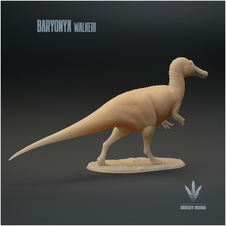 3D Printable Baryonyx walkeri : The Heavy Claw by Miniature Museum
