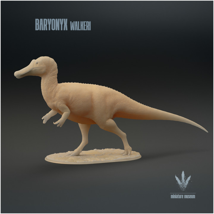 3D Printable Baryonyx walkeri : The Heavy Claw by Miniature Museum