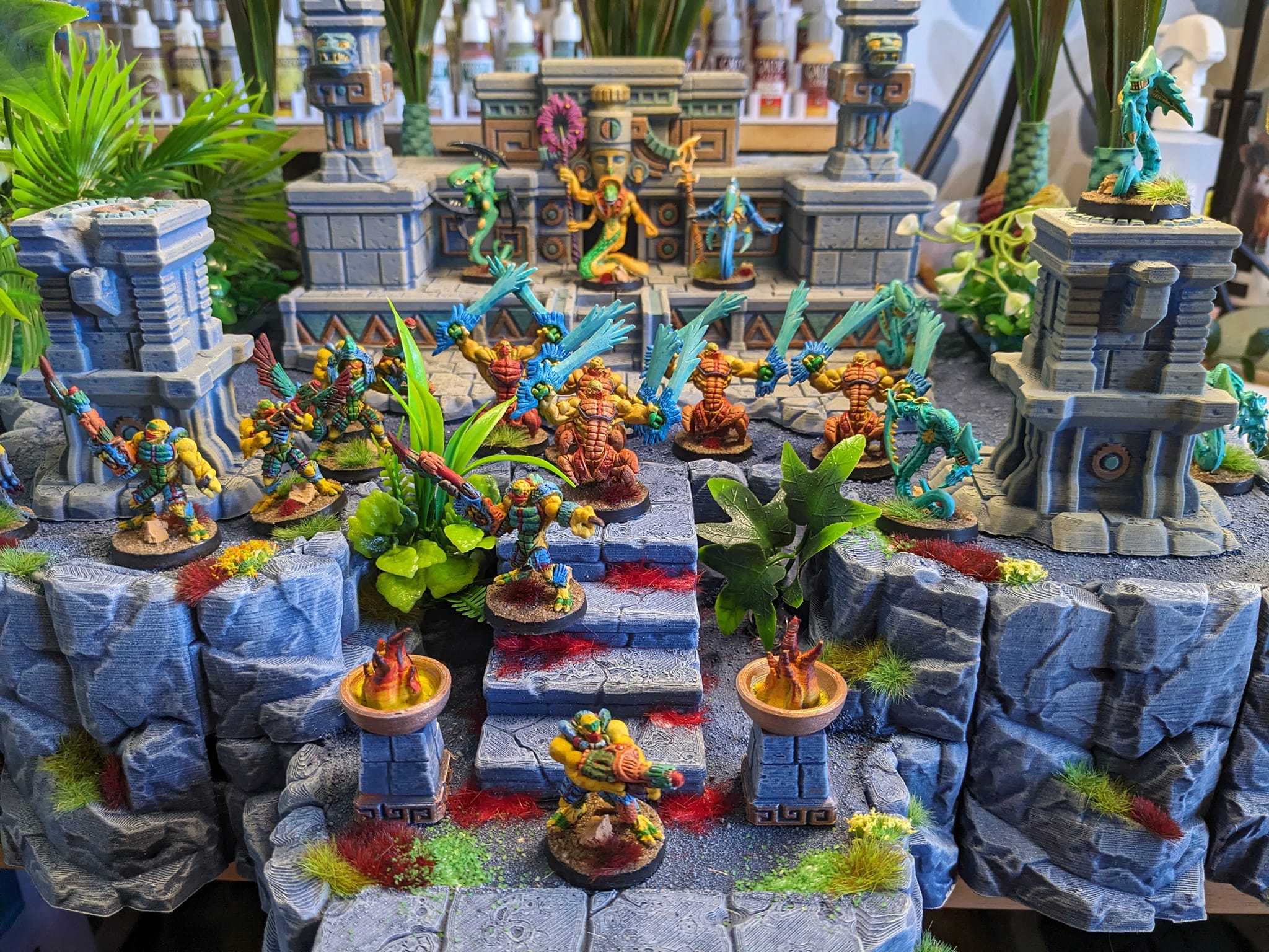3D Printable Mayan Temple by Unchained Games
