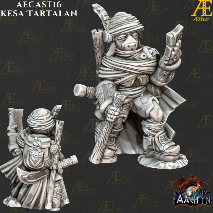 3D Printable AECAST16 - Kesa Tartalan by Aether Studios