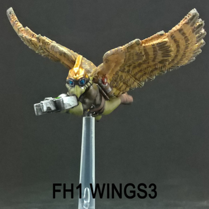 3D Printable Hawkman Flying Squad Bundle by Cold War Miniatures