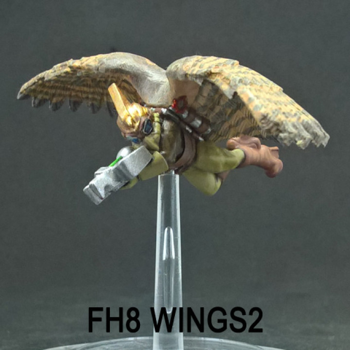 3D Printable Hawkman Flying Squad Bundle by Cold War Miniatures