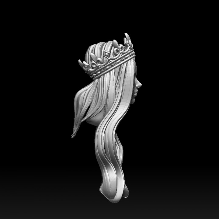 3D Printable princess by Dmitry Tishchenkov