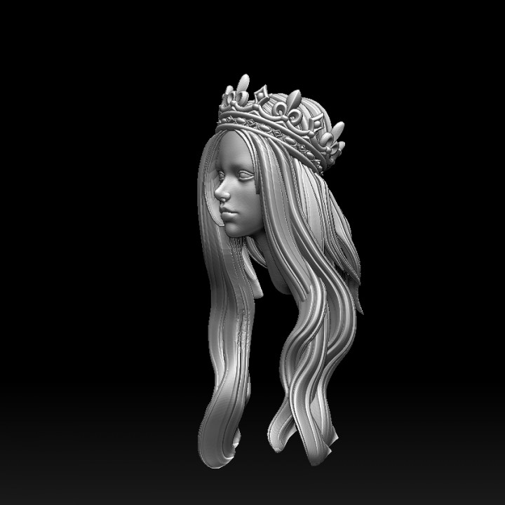 3D Printable princess by Dmitry Tishchenkov