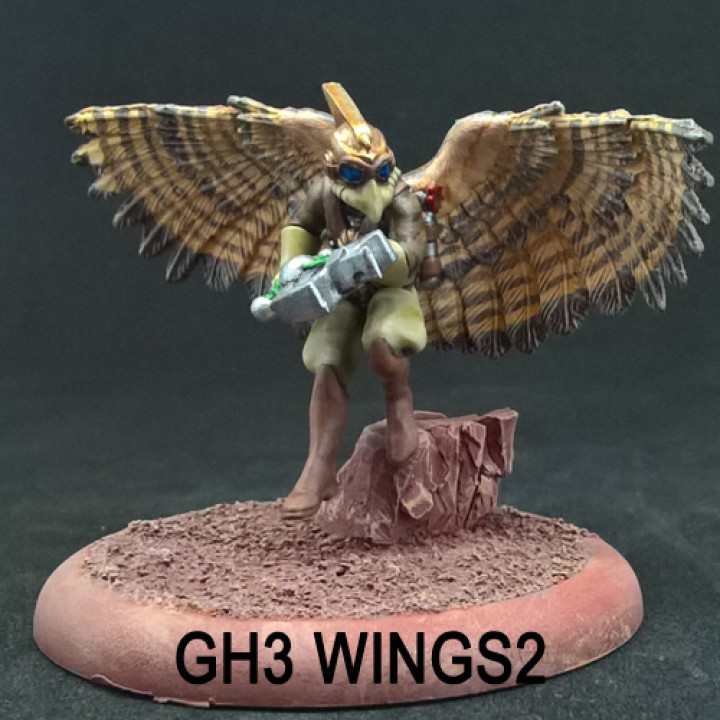 3D Printable Hawkmen Ground Squad Bundle by Cold War Miniatures