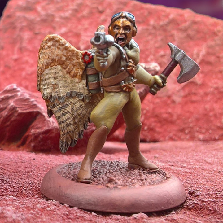 3D Printable Hawkmen Ground Squad Bundle by Cold War Miniatures