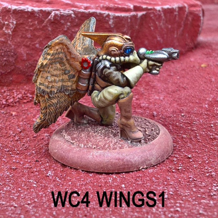 3D Printable Hawkmen Ground Squad Bundle by Cold War Miniatures