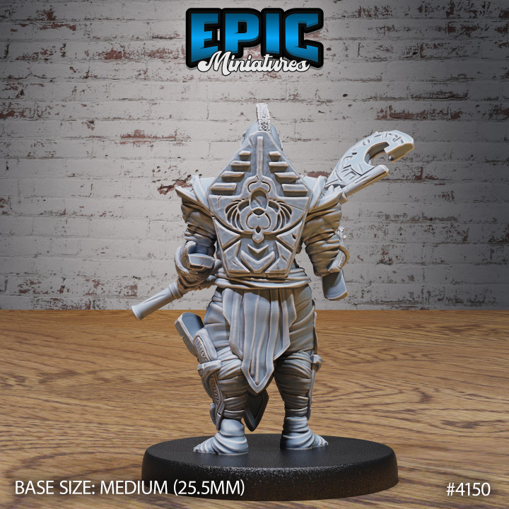 3D Printable Mummy Warrior Set B / Egyptian Guard / Undead Fighter ...