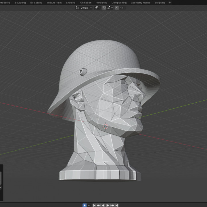 3D Printable German Helmet WWII by Leonardo Gonzalez Acuña