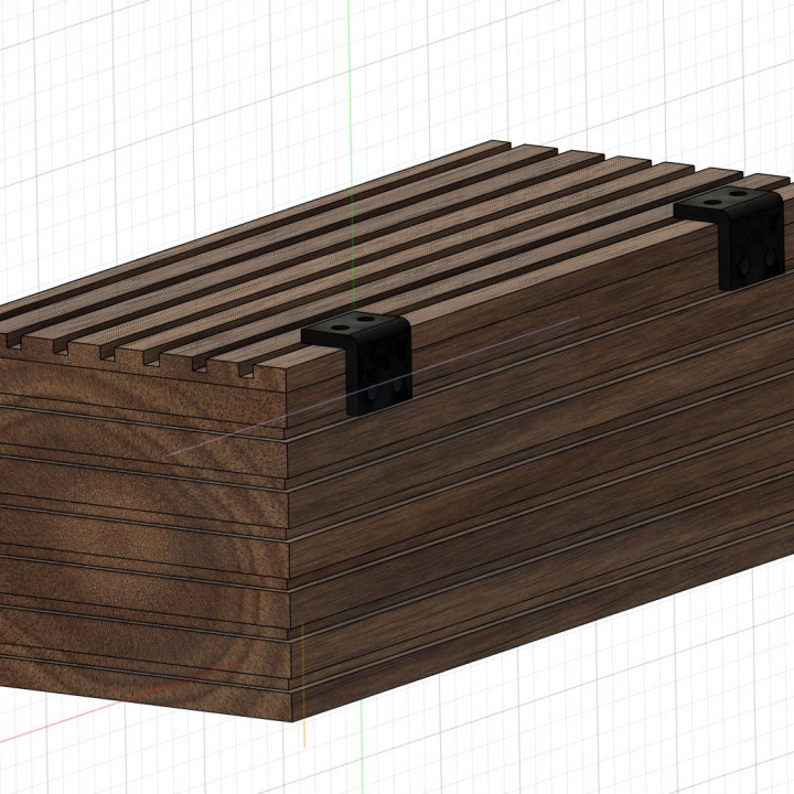 3D Printable G-bear wooden style cargo box by Frode Fjøslid Simensen