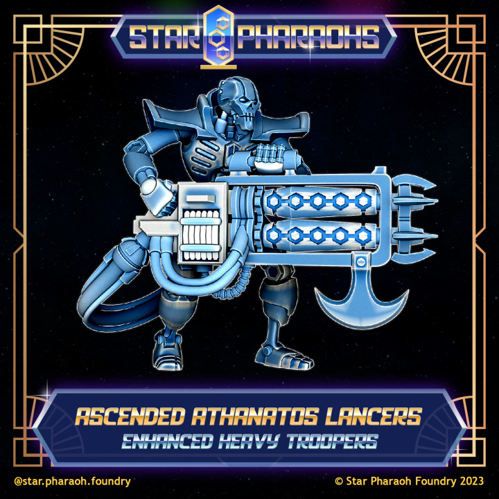 3D Printable Ascended Athanatos Lancers - Star Pharaohs by Star Pharaoh ...