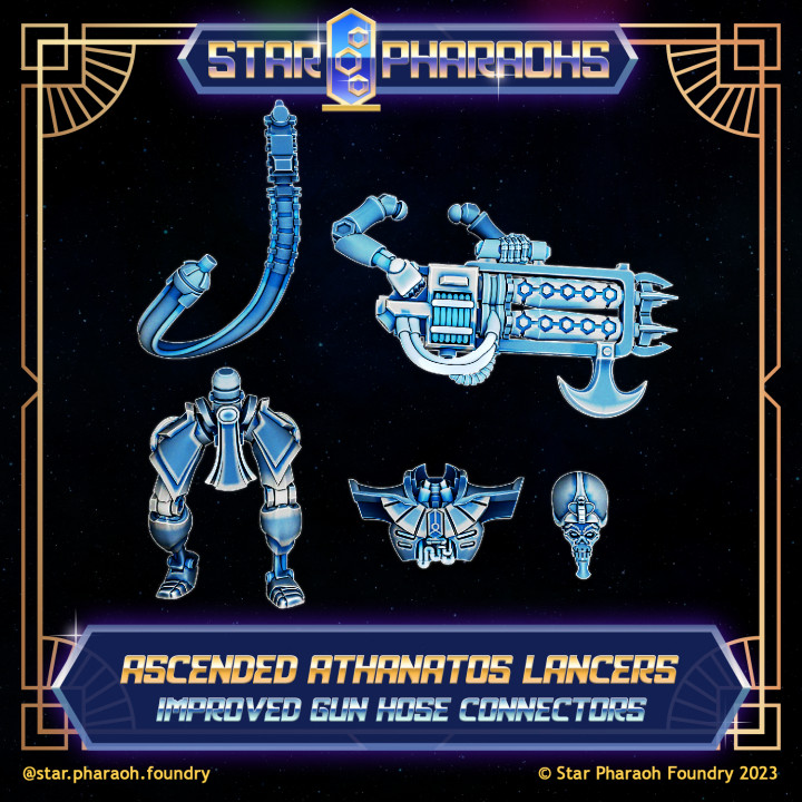 3D Printable Ascended Athanatos Lancers - Star Pharaohs by Star Pharaoh ...