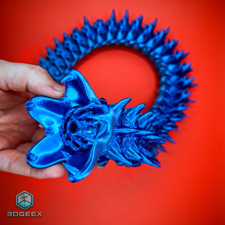 3D Printable Deathworm by 3DGeex