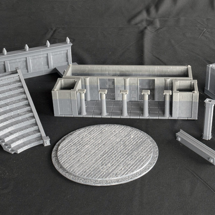 3D Printable Ancient Greek Theatre - modular by Gadgetworks