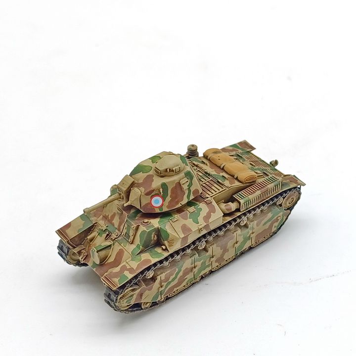 3D Printable Renault D2 model 1938 with APX-4 turret (France, WW2) by ...