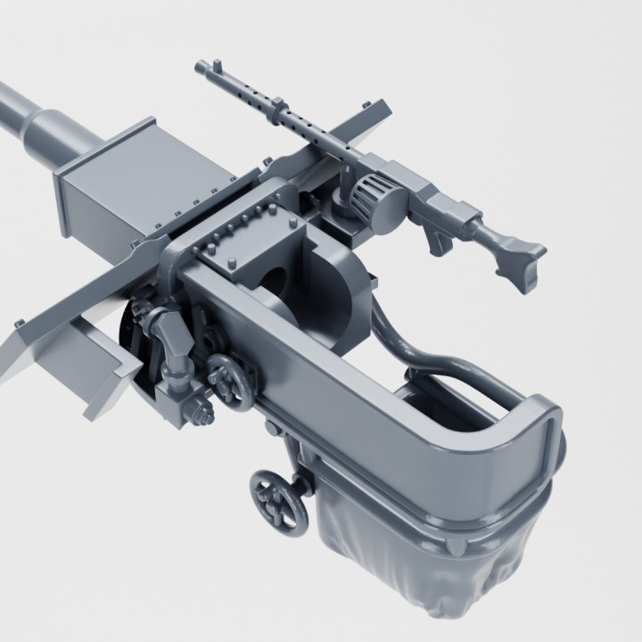 3D Printable Half-track Sd.Kfz.250/8 Leichte Schützenpanzerwagen (7.5cm ...