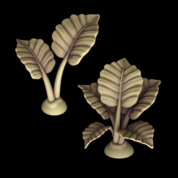 3D Printable plant / plants Nature basing bits by WarZone Miniature