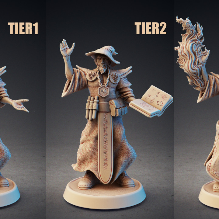 3D Printable Human Wizard by Pes Lukas