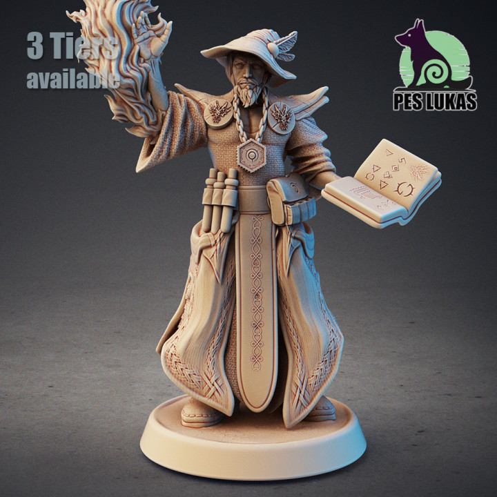 3D Printable Human Wizard by Pes Lukas