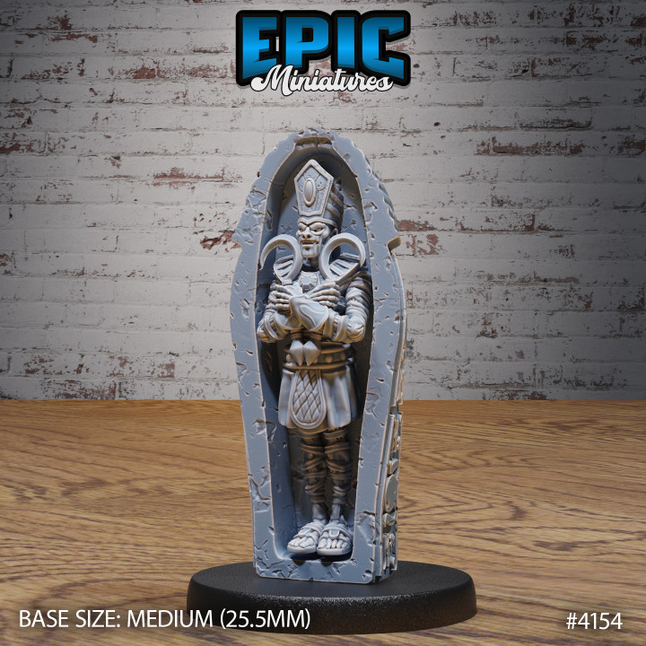3D Printable Ancient Egyptian High Priest / Mummy Warrior / Pyramid ...