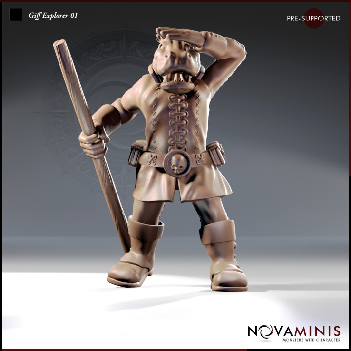 3D Printable Giff Explorer 01 by NovaMinis