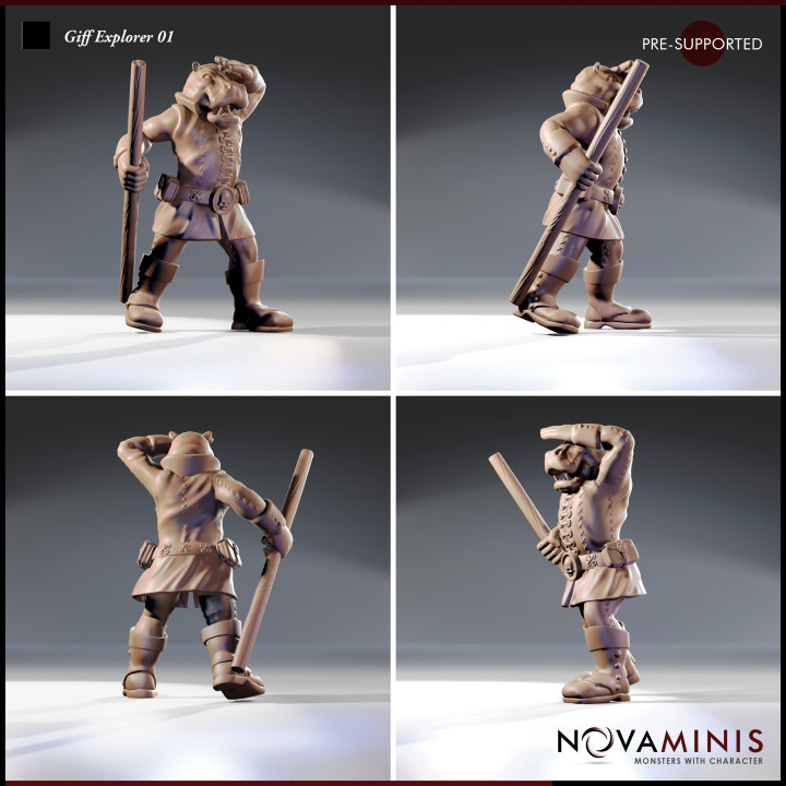 3D Printable Giff Explorer 01 by NovaMinis