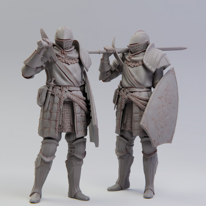 3D Printable Pretty Good Knight by realsteone miniatures