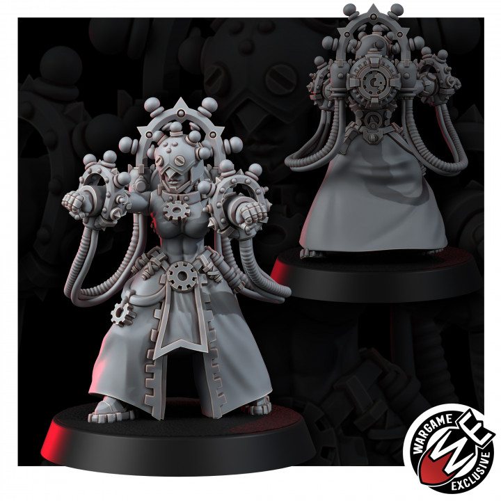 3D Printable MECHANIC ADEPT ELECTROCASTERS by Wargame Exclusive