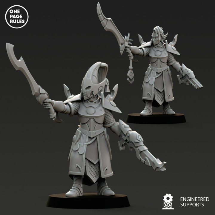 3D Printable High Elf Fleets - Release #1 by One Page Rules