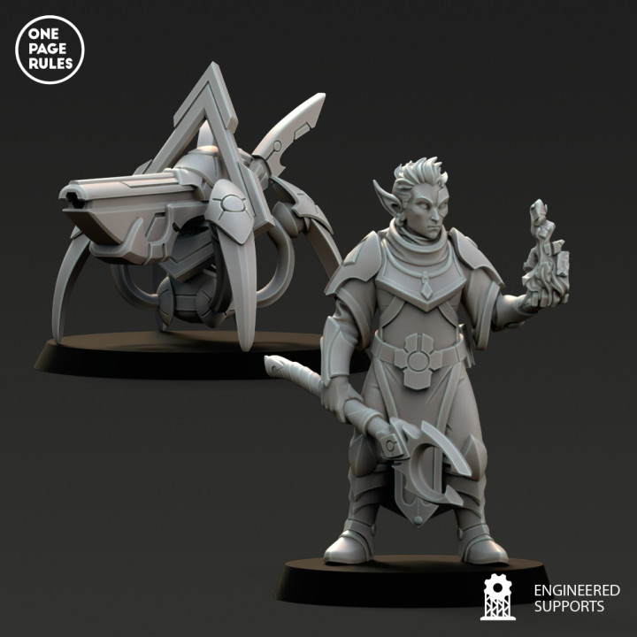 3D Printable High Elf Fleets - Release #1 by One Page Rules